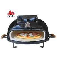 China KIMSTONE 21 Inch Mini Outdoor Garden Portable China Wooden Burning Charcoal Pizzaofen Brick Pizza Oven Wood Fired Grill for Sale for sale
