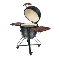 China KIMSTONE   23.5 Inch Smoker Barbecue Grills Kamado Joe Cooking Ceramic Bbq for sale