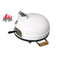 China KIMSTONE 21 Inch Tabletop Pizza Oven Large Brick Pizza Stove White Portable Ceramic Grill for sale