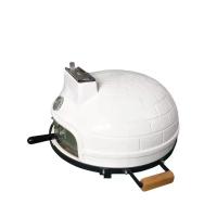 China KIMSTONE 21 Inch Tabletop Pizza Oven Large Brick Pizza Stove White Portable Ceramic Grill for sale