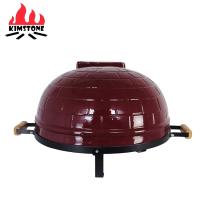 China KIMSTONE 21 Inch Bbq Grill Outdoor Kitchen Offset Smoker Pizza Oven Grill for Outdoor Cooking for sale