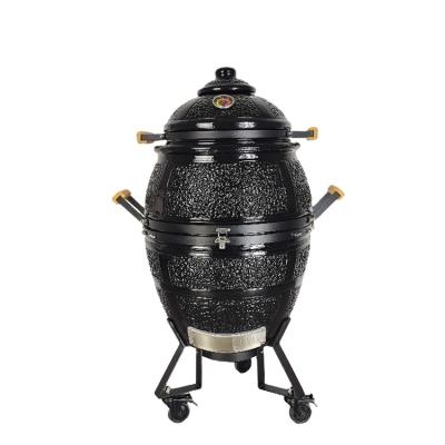 China Kamado New Design Kimstone 21 Inch Kamado Hanging Grill Clay Tandoor Oven Ceramic Grill for sale