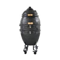 China Kimstone High Quality 21 Inch  Ceramic Charcoal Smoker Grill  Tandoor Oven Big Space Hanging Grill Portable for Outdoor & Indoor for sale