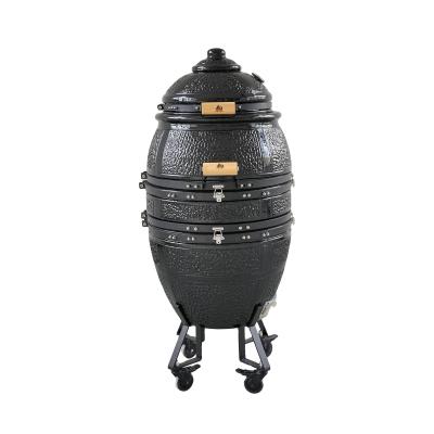 China Kimstone High Quality 21 Inch  Ceramic Charcoal Smoker Grill  Tandoor Oven Big Space Hanging Grill Portable for Outdoor & Indoor for sale