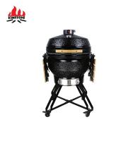 China KIMSTONE Kamado BBQ 26 Inches Grande Black Monster XXL Egg Charcoal Barbecue Grill Smoker for sale