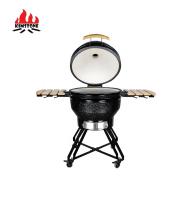 China KIMSTONE Kamado BBQ 26 Inches Grande Black Monster XXL Egg Charcoal Barbecue Grill Smoker for sale