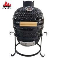 China KIMSTONE 13 Zoll Kamado Grill Keramik Bbq Grill Mini Ceramic Smoker Kamado Ceramic Barbecue Grill for sale