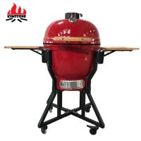 China 24 Inch BBQ Style Ceramic Grills Kamado Smoker Keramische BBQ for Home and Garden for sale