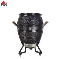 China KIMSTONE New Product 21 Inch Tandoor Oven Charcoal Smoker Grill Outdoor Cooking Grill Wide Space High-efficiency Grill for sale