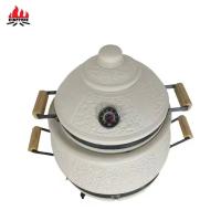 China KIMSTONE 21 Inch Tandoor Smoker Smokeless Charcoal-fired Stylish and Modern Kamado Smoker Easy Temperature Reading for sale