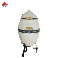China KIMSTONE 21 Inch Tandoor Smoker Smokeless Charcoal-fired Stylish and Modern Kamado Smoker Easy Temperature Reading for sale