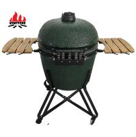 China KIMSTONE Large 28 Inch Kamado Grill Outdoor Kitchen Charcoal Barbecue Grill Smokeless Camping Barbecue Grill for sale