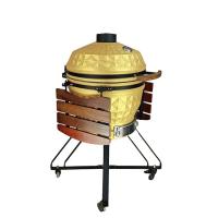 China KIMSTONE 2023 New Bbq Grill Parrilla Kamado 24 with Kamado Heat Deflector Bbq Grill Grate Lifter Cooking Gripper for sale