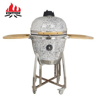 China KIMSTONE 2023 New Arrival Customized XL 21 Inch BBQ Charcoal Grill Ceramic Kamado Grill Smoker for sale