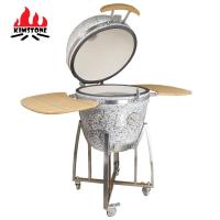China KIMSTONE 2023 New Arrival Customized XL 21 Inch BBQ Charcoal Grill Ceramic Kamado Grill Smoker for sale