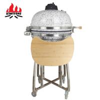 China KIMSTONE 2023 New Arrival Customized XL 21 Inch BBQ Charcoal Grill Ceramic Kamado Grill Smoker for sale
