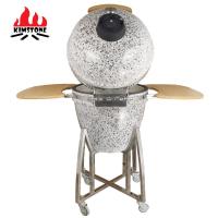 China KIMSTONE 2023 New Arrival Customized XL 21 Inch BBQ Charcoal Grill Ceramic Kamado Grill Smoker for sale