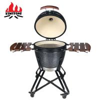 China KAMADO 23.5 Inch Kamodo BBQ Asado Keramik Meat Grill Chinese Wholesale 2023 Outdoor Ceramic Barbecue Kamado for sale