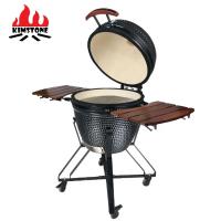 China KAMADO 23.5 Inch Kamodo BBQ Asado Keramik Meat Grill Chinese Wholesale 2023 Outdoor Ceramic Barbecue Kamado for sale