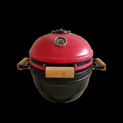 China New Product Kimstone Kimtop Series Tabletop Gas Kamado Grill 15 Inch Barbecue With Family for sale