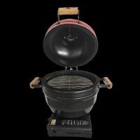 China New Product Kimstone Kimtop Series Tabletop Gas Kamado Grill 15 Inch Barbecue With Family for sale