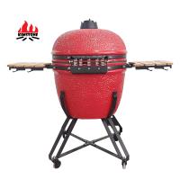China KIMSTONE 28inch Kamado Grill Outdoor Kitchen Midium China Keramik Kamado and Pizza Oven Forno Charcoal Barbecue Grill Parrillera for sale