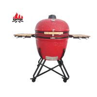 China KIMSTONE 28inch Kamado Grill Outdoor Kitchen Midium China Keramik Kamado and Pizza Oven Forno Charcoal Barbecue Grill Parrillera for sale