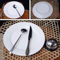 China 8inch Ceramic Plate Pure White for sale