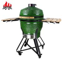 China New Style KIMSTONE Kamado Grill Kimstone BBQ Grill 22inch Smoker Grill China Ceramic for sale
