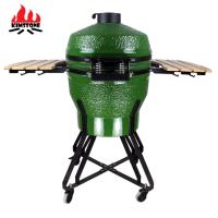 China New Style KIMSTONE Kamado Grill Kimstone BBQ Grill 22inch Smoker Grill China Ceramic for sale