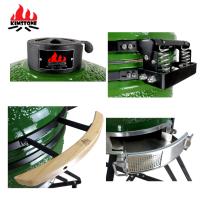 China New Style KIMSTONE Kamado Grill Kimstone BBQ Grill 22inch Smoker Grill China Ceramic for sale