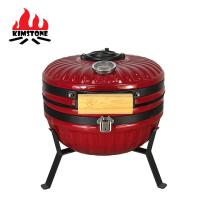 China KIMSTONE 12 Inch Media Oven Tandoori Commercial Kamado Griller Charcoal for Restaurant Ahumador De Carbon Grill Egg Kamado for sale