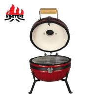 China KIMSTONE 12 Inch Media Oven Tandoori Commercial Kamado Griller Charcoal for Restaurant Ahumador De Carbon Grill Egg Kamado for sale