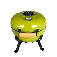 China Kimstone 12 Inch Mini  Barbecue Kamado Portable Tandoor Clay Oven Charcoal BBQ Grill Table Smoker for sale