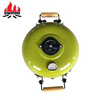 China Kimstone 12 Inch Mini  Barbecue Kamado Portable Tandoor Clay Oven Charcoal BBQ Grill Table Smoker for sale