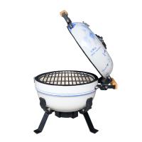 China 12 Inch Clay Cooker Charcoal Turkish Barbecue Garden Pellet Japanese Machine Pizza Stove Trolley China Rotisserie Kamado Grill for sale
