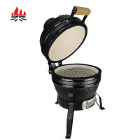 China KIMSTONE Mini 13 Inch Ceramic Charcoal Grill Backyard Ceramic Casual Kamado Griller Machine for sale