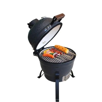 China Auplex Kimstone Kamado Style Ceramic  Smoker Bbq Grill 13 Inch Charcoal Bbq Grill for sale