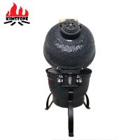 China Auplex Kimstone Kamado Style Ceramic  Smoker Bbq Grill 13 Inch Charcoal Bbq Grill for sale