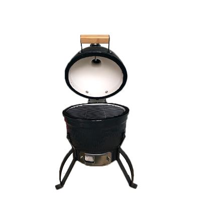 China 13inch Color Barbecue Smoker Customized Outdoor Cooking Charcoal Bbq Oven Ceramicgrill Ceramic Kamado Bbq Grill for sale