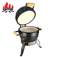 China KIMSTONE 13Inch Cast Iron Cooking Grid Ahumador De Carbon Grill Egg Kamado Griller Barbecue Grill Charcoal Cheap for sale
