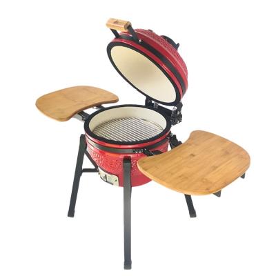 China Kimstone 16 Inch Grill Keramik Kamado Grill Yixing Mcd Oven Komodo Hierro Fundido Grill for sale