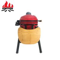 China Kimstone 16 Inch Grill Keramik Kamado Grill Yixing Mcd Oven Komodo Hierro Fundido Grill for sale