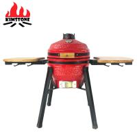 China 16 Inch Kamado Temperature Large 46 Cm Fire Fan Komado Ceramic Accessories Big Kamado Grill for sale