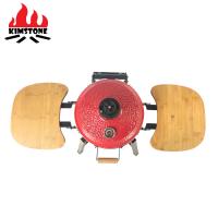 China 16 Inch Kamado Temperature Large 46 Cm Fire Fan Komado Ceramic Accessories Big Kamado Grill for sale