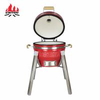 China Oval 15 Deflector Rotisserie Grill With Lid Big Masterbuild  Pizza Oven Large Outdoor KIMSTONE Kamado Grill for sale
