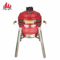 China Pouces Outdoor Kitchen Deflector Kamado 16 Inch Parts Tools Accessories Divide Conquer Bbq Ceramic Charcoal Grill Smoker for sale