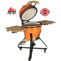 China KIMSTONE 18 Inch BIG Kamado Ceramic BBQ Charcoal Grill EGG for PARTY Kamadokak for sale