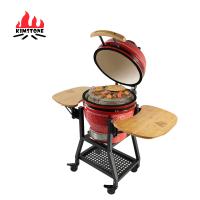 China Uovo Kamado 18inch Charcoal Block Barbacoa Ceramic Kamado Elektrische Foshan Kamado Grills Kimstone Bbq Grill Garden Family Bbq for sale