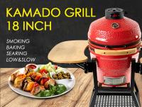 China Uovo Kamado 18inch Charcoal Block Barbacoa Ceramic Kamado Elektrische Foshan Kamado Grills Kimstone Bbq Grill Garden Family Bbq for sale